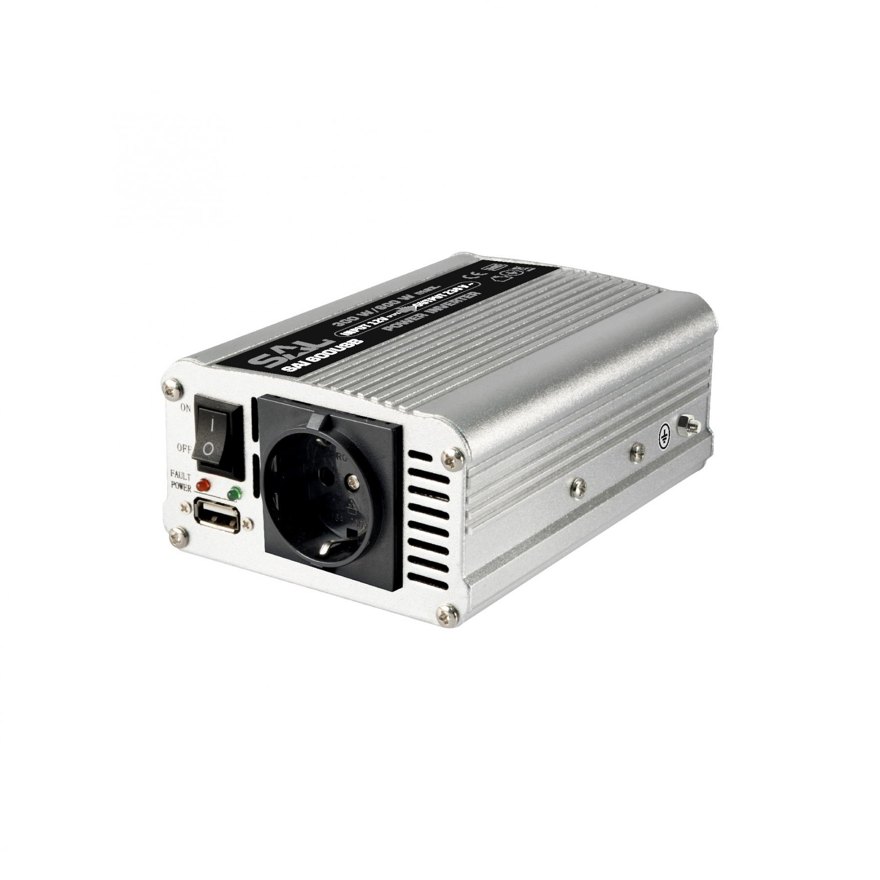 SAL DC12/AC230V inverter – 300/600W – SAI 600USB - Műszaki Pince