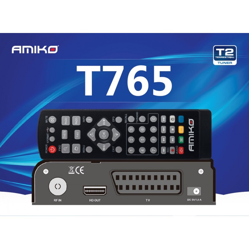 Amiko T765 DVB-T/T2 digitális vevő - Műszaki Pince