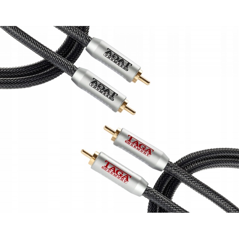 RCA kábel – 2RCA/2RCA high-quality audió átjátszó – TAGA HARMONY TRI-100 - 1m– 1m - Műszaki Pince