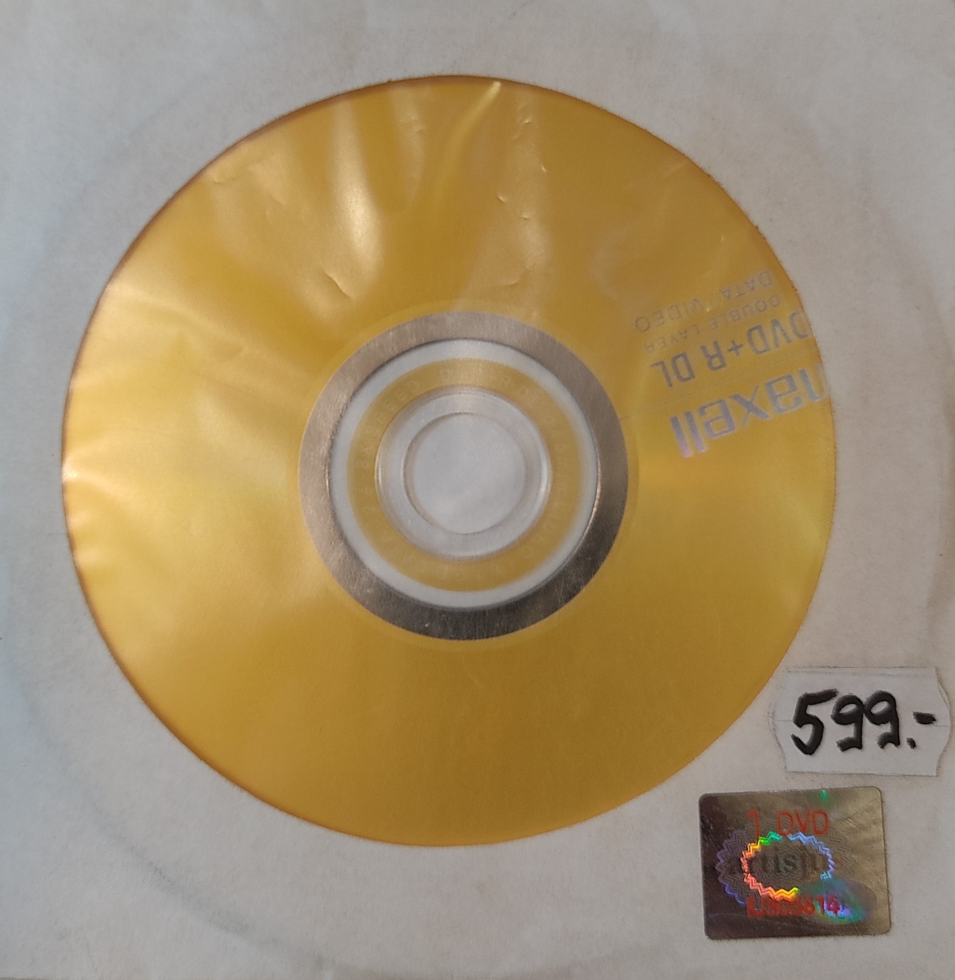 MAXELL DVD+R DL – Double Layer – 8,5GB/240min – 2-4-8x speed, papír ...