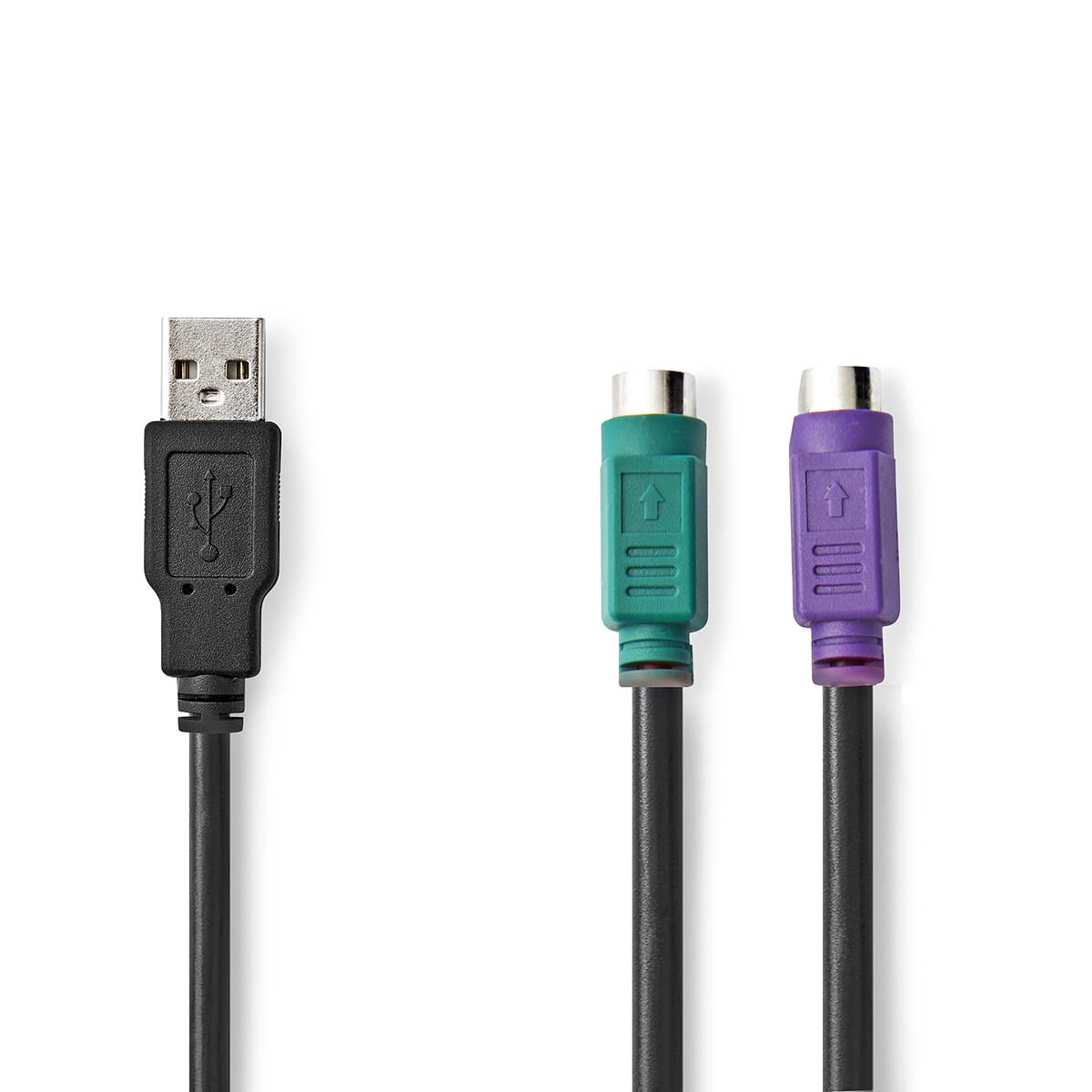 USB-A – PS/2 átalakító kábel, egérhez és billentyűzethez - Műszaki Pince