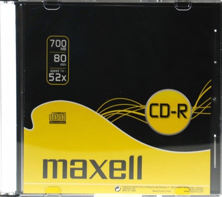 MAXELL CD-R 80 – 700MB, vékony tokban - Műszaki Pince