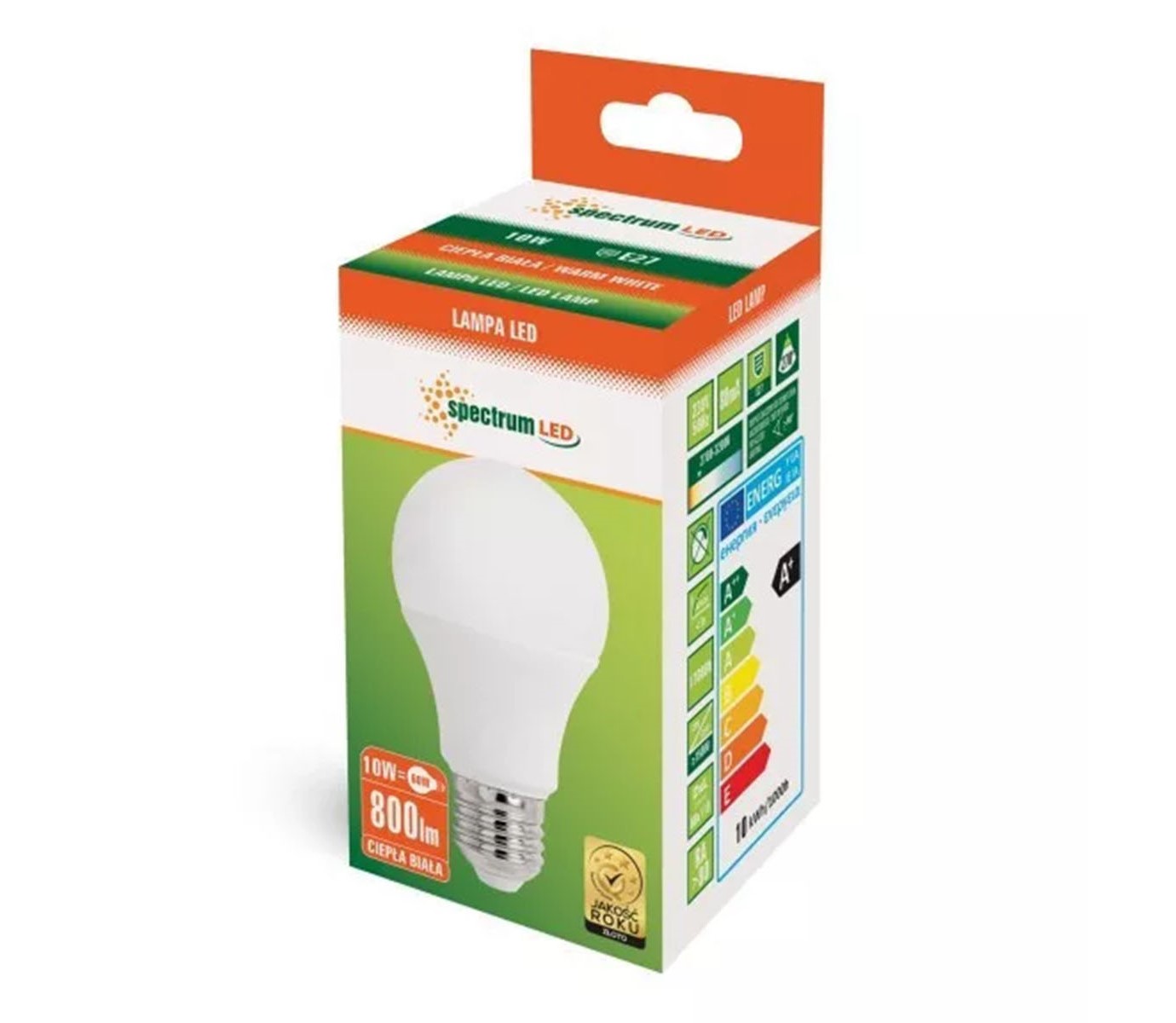 LED izzó, E27, 10W~60W, meleg fehér - ZELUX - Műszaki Pince
