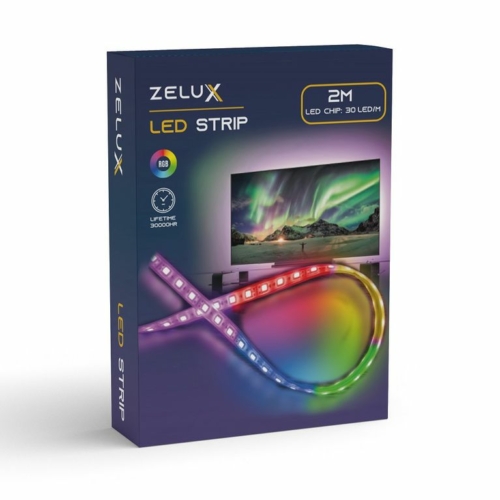 LED szalag, RGB, TV háttérvilágítás, 2m – ZELUX - Műszaki Pince