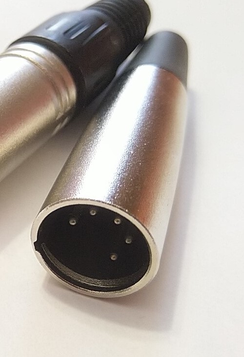 XLR dugó – 5 pólusú dugó – fém - Műszaki Pince