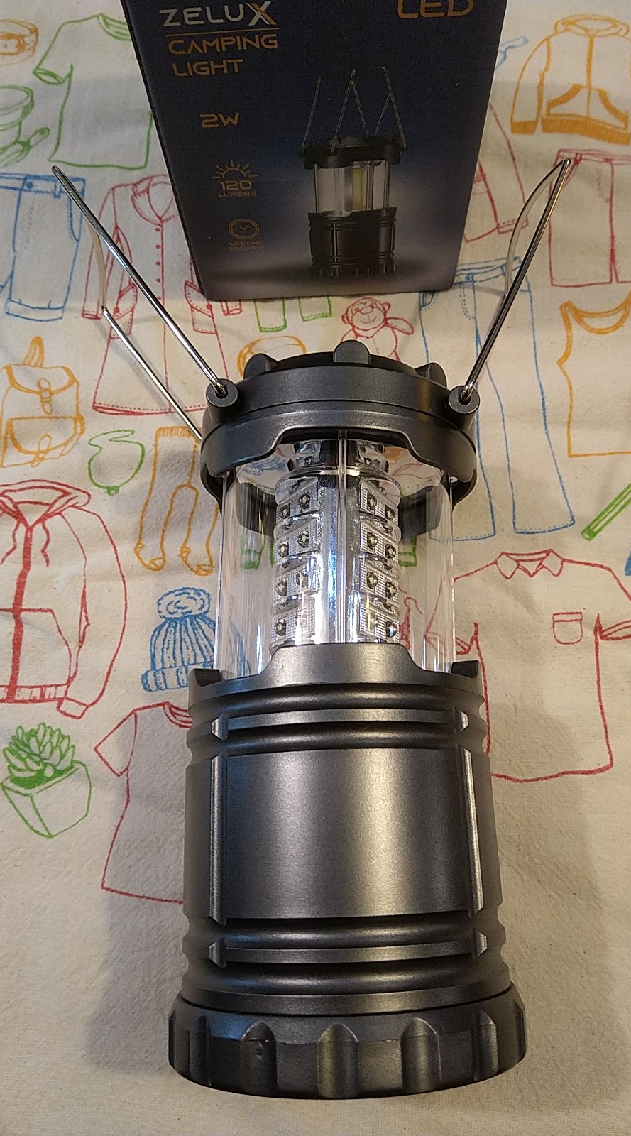 Kemping lámpa, camping light LED- ZELUX - Műszaki Pince