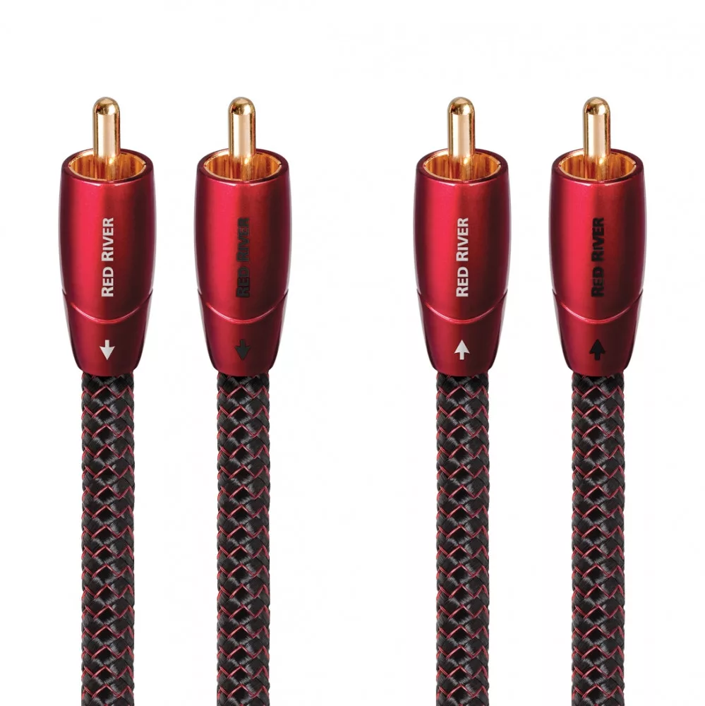 RCA kábel – 2RCA/2RCA high-end audió átjátszó – Audioquest Red River – 0.5m - Műszaki Pince